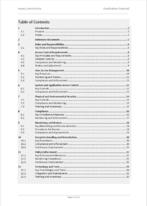 ISO 27001 Access Control Policy Template, Fulfill Control 5.15